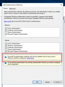 How to use Microsoft AD FS with Azure MFA as Primary Authentication to protect user passwords or ...