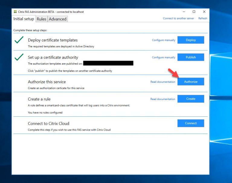 How to use Citrix Cloud enabled Federated Authentication Service (FAS ...