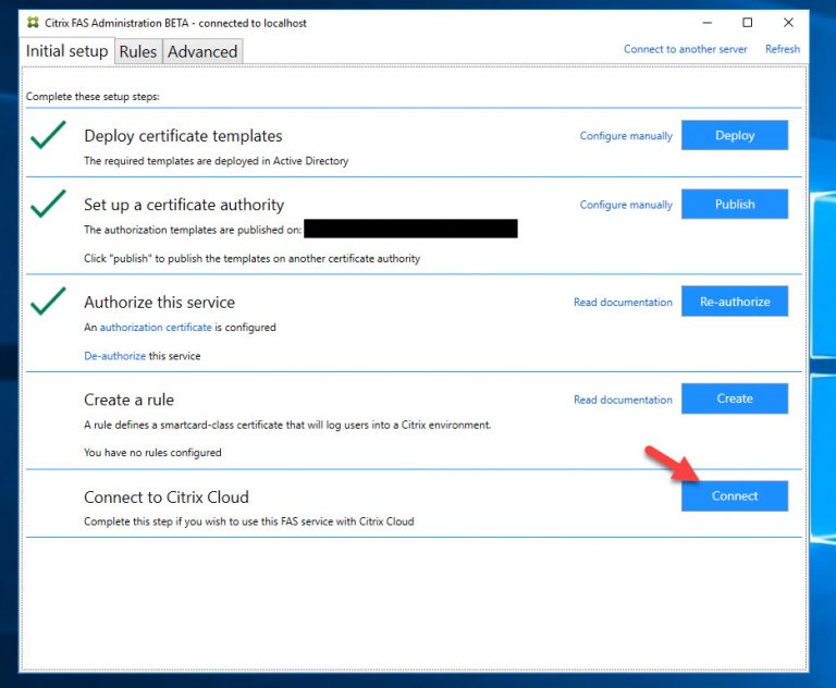 How to use Citrix Cloud enabled Federated Authentication Service (FAS ...