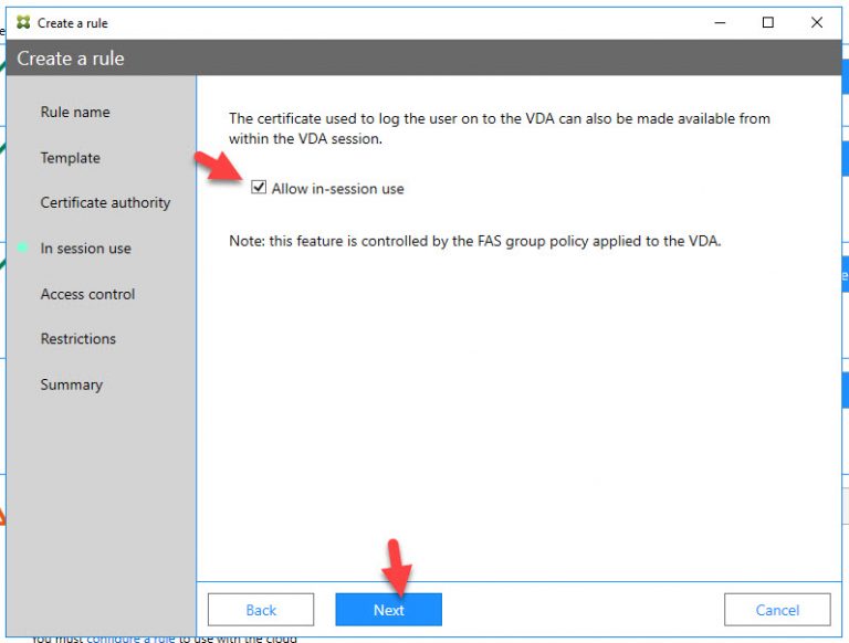 How to use Citrix Cloud enabled Federated Authentication Service (FAS ...