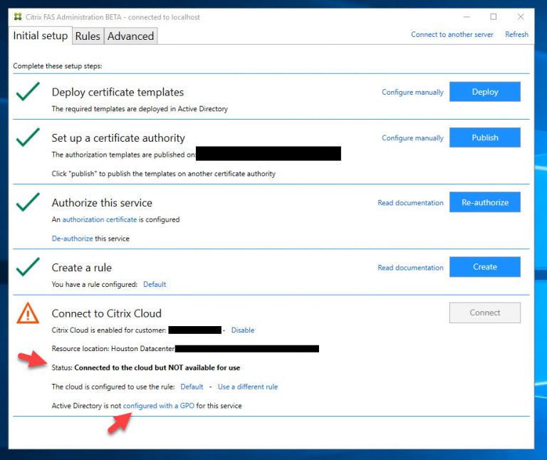 How to use Citrix Cloud enabled Federated Authentication Service (FAS ...
