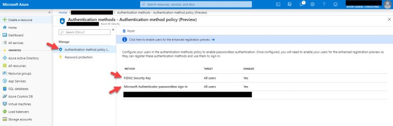 How to enable FIDO2 password-less authentication with Microsoft Azure AD for use with Windows 10 ...